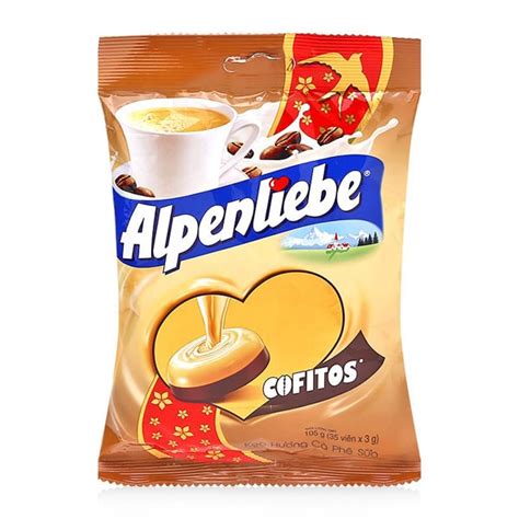 Alpenliebe Cofitos Milk Coffee Candy Roll 30g Asia Grocery