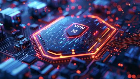 Exploring Online Security Technology With A Visual Representation Of A Vpn Interface On A