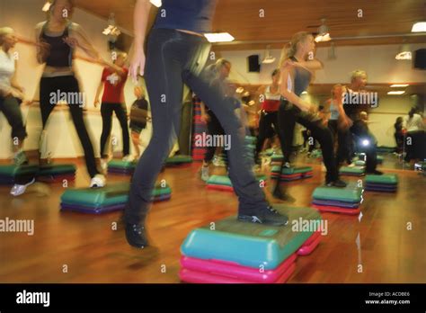 Step Aerobics Class