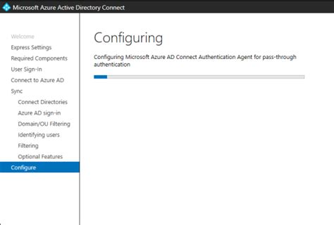 Configure Azure Ad Connect Pass Through Authentication Learn Tech Future