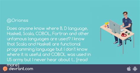 D Does Anyone Know Where B D Language Haskell Scala Cobol