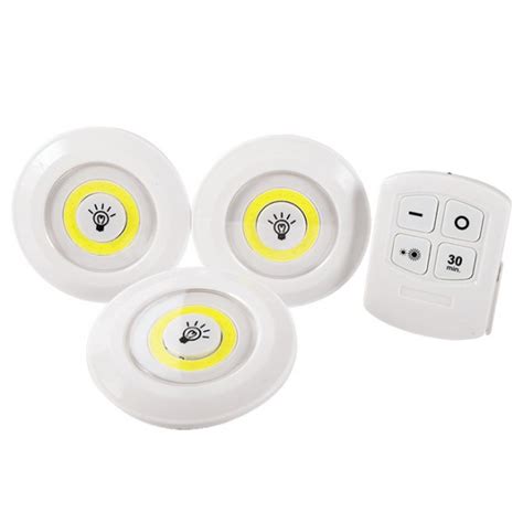 FOCOS LED CON MANDO A DISTANCIA LUZ SIN CABLES