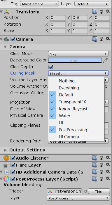 Gui Using Unity Post Processing V2 How Can I Apply Processing Effects To Just The Ui Game