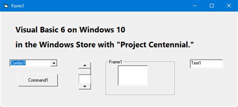 Putting My VB6 Windows Apps In The Windows 10 Store Project Centennial Scott Hanselman S Blog