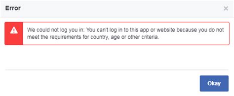 Laravel Facebook Login Error You Cant Log In To This App Or Website Because You Do Not Meet