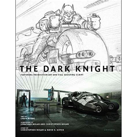 Pre Owned The Dark Knight Featuring Production Art And Full Shooting Script Hardcover