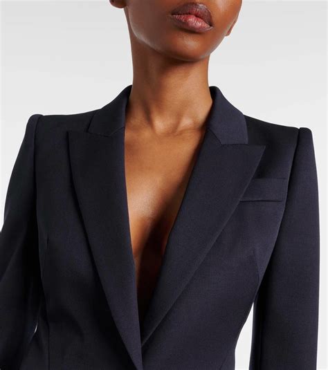 Mcqueen Wool Blazer Alexander Mcqueen