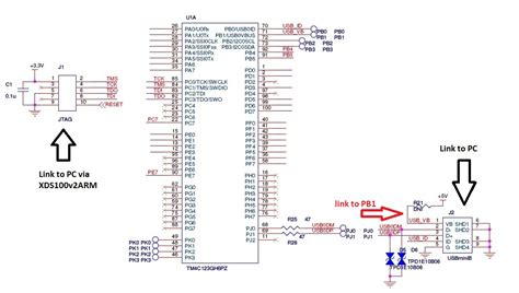 用tm4c1232d5pm设计了一块电路板，不能使用lm Flash Programmer通过usb下载程序 其他微控制器论坛 其他微