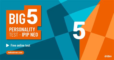 Big Personality Traits IPIP NEO Personality Test Driven