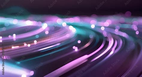 Visual Representation Of Data Flow In Optoelectronic Systems Concept Optoelectronic Systems