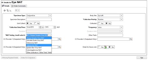 Order Nucleic Acid Test NAT