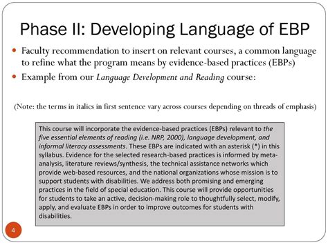 Special Education Pre Service Training Improvement Project Improving Course Content And Syllabi
