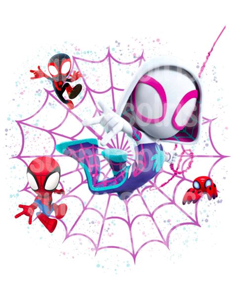 Ghost Spider Png  Sublimation Spidey Et Ses Incroyables Amis
