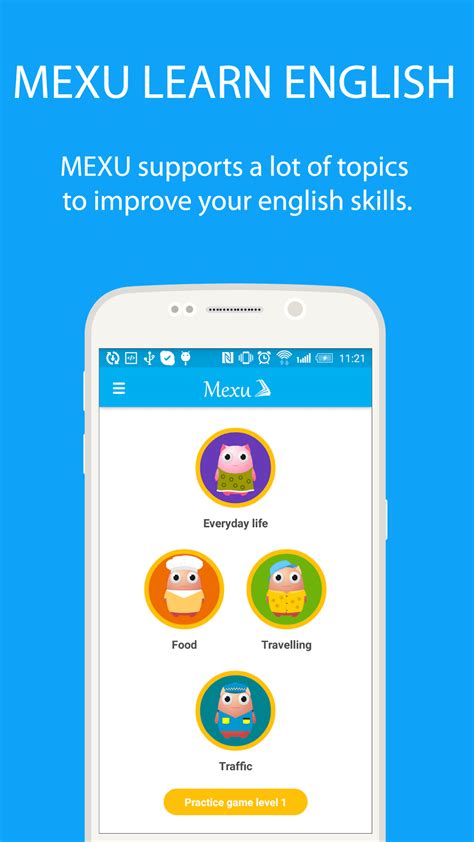 Android 용 Mexu Learn English TFlat 다운로드