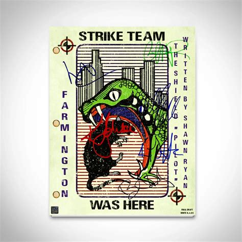 The Shield Script Limited Signature Edition Rare T