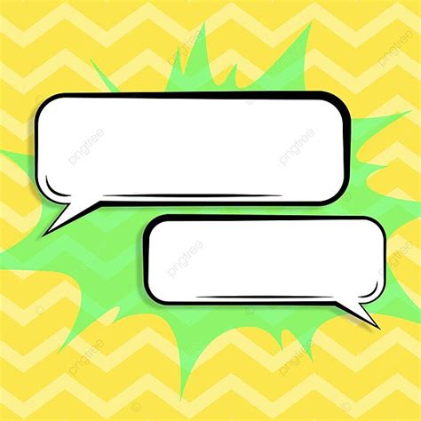 Rectangular Speech Bubbles With Explosive Frames Over Zigzag Background