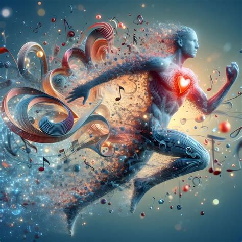 Premium Photo Ai Of Exploding Particles From The Heart From A Person