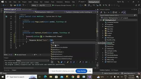 Checkbox List And Listbox Control In Aspnet Youtube