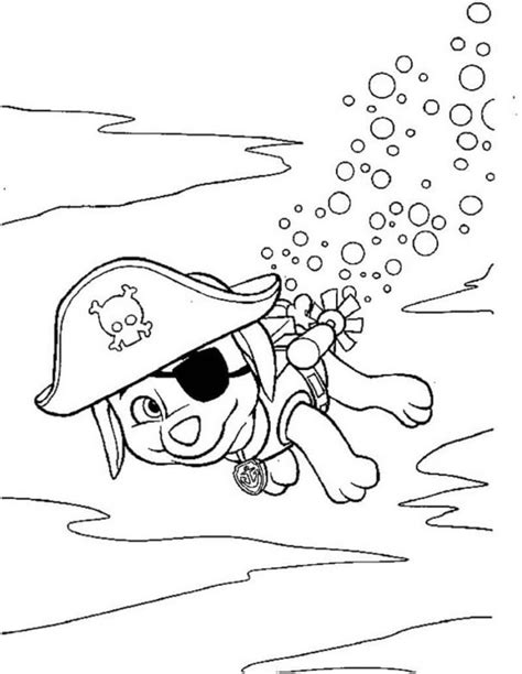 Zuma Paw Patrol Coloring Pages