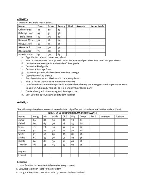 Bed Ext Excel Numbers To Try Pdf
