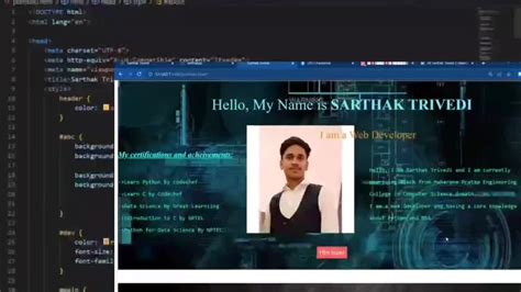 Sarthak Trivedi On Linkedin Task1 Bharatintern Webdevelopment Bharatintern