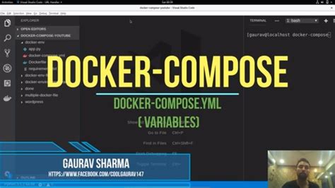 12 Docker Compose In Hindi Variable Env And Include Variable File In Docker Composeyml