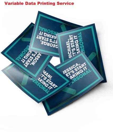 Variable Data Printing Service At Rs 2 Page In New Delhi ID 2849951535712