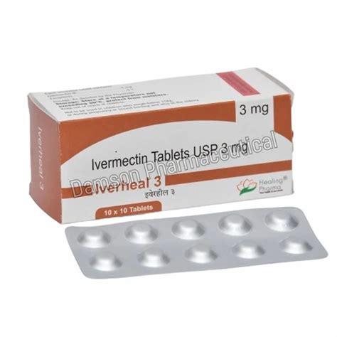 Iverheal Ivermectin 3mg Tablet At ₹ 24strip Of 10 Tablets