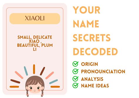 Xiaoli Buddhism Girl Name Meaning And Pronunciation