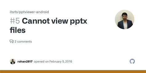 Cannot View Pptx Files · Issue 5 · Itsrtspptviewer Android · Github
