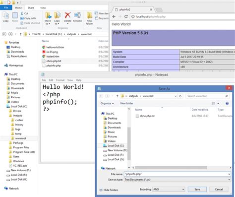 19notepadphpinfohelloworld It Blog