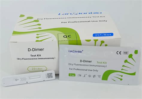 D Dimer Test Kit Dry Fluorescence Immunoassay Company Lansion Biotechnology Co Ltd