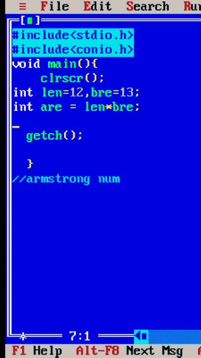 Find Length Breadth And Height In C Language Shorts Alanwalker