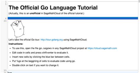 Sage Open Source Mathematics Software The Official Go Tutorial As A