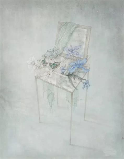 雷苗工笔画 新工笔画家 淑涛工笔画 大山谷图库