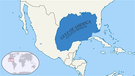 Gulf Of America The Gulf Of Mexico Map Guide Of The World