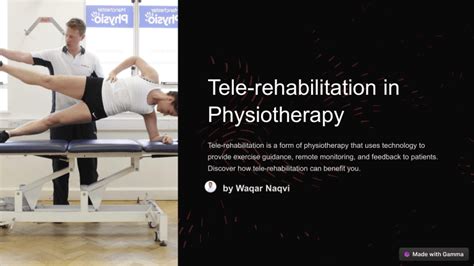 Tele Rehabilitation In Physiotherapy