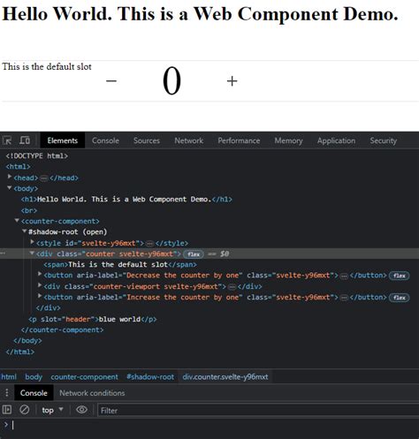 Unable To Get Slots And Extend Working With Custom Element Api · Issue 8997 · Sveltejs