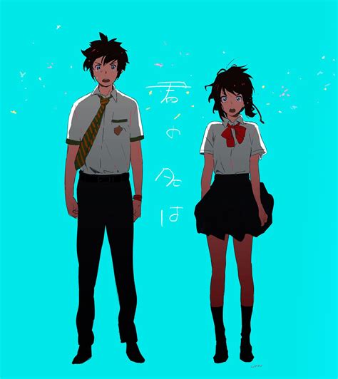 Miyamizu Mitsuha Tachibana Taki Kimi No Na Wa Your Name Anime