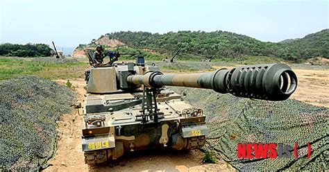 K 9 자주포 사격진지 점령