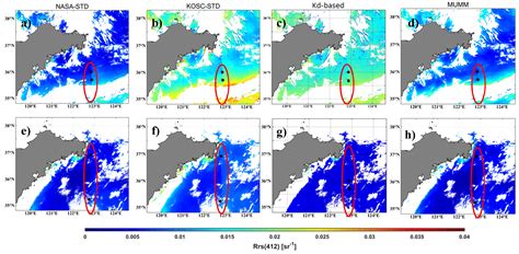 Remote Sensing Free Full Text Evaluation Of Four Atmospheric Correction Algorithms For Goci