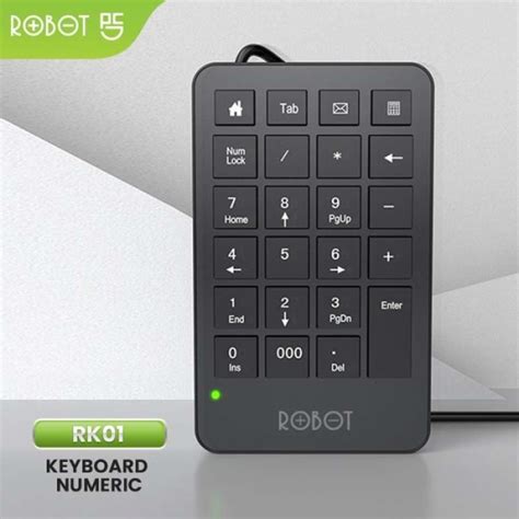 Jual Robot Wired Numeric Pad Keyboard Keypad Numeric Wired Garansi 1 Tahun Di Seller GENTASTORE