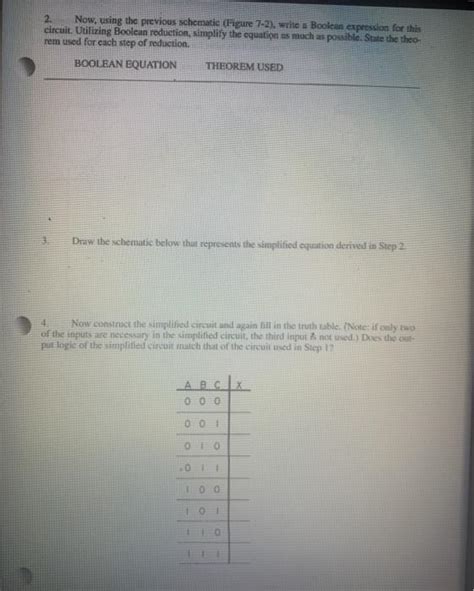 Solved 1 Construct The Circuit In Figure 7 2 Using Inputs