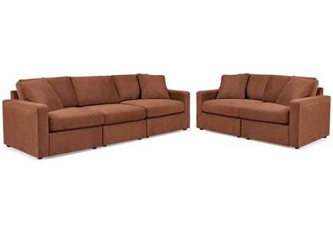 Modmax Performance Fabric Modular Sofa And Loveseat