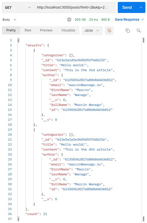 Api With Nestjs 47 Implementing Pagination With Mongodb And Mongoose