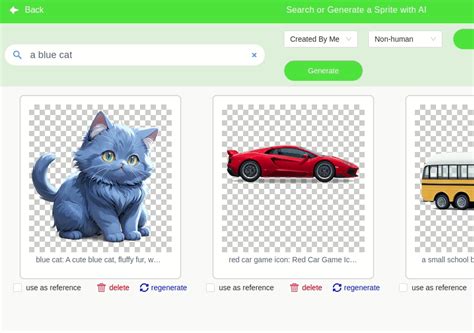 Search Or Generate Sprite Images Using Ai Creaticode Scratch