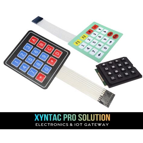 Keypad Membrane 4x4 4x5 1x4 Matrix Button Switch For Arduino Keyboard