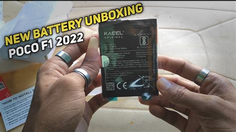POCO F1 - Battery Unboxing | poco f1 best new battery 2022 - YouTube