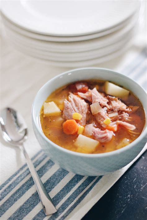 Slow Cooker Soup Recipe With Ham Bone Lovely Lucky Life