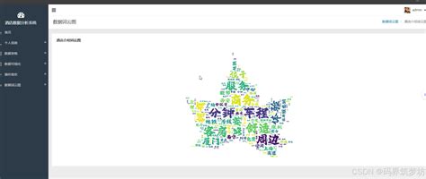 基于spark的酒店数据分析系统 技术栈